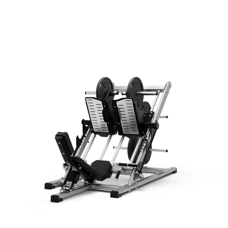 Exigo Dual Leg Press | UK-Made 45° Plate-Loaded Machine — Integral Strength