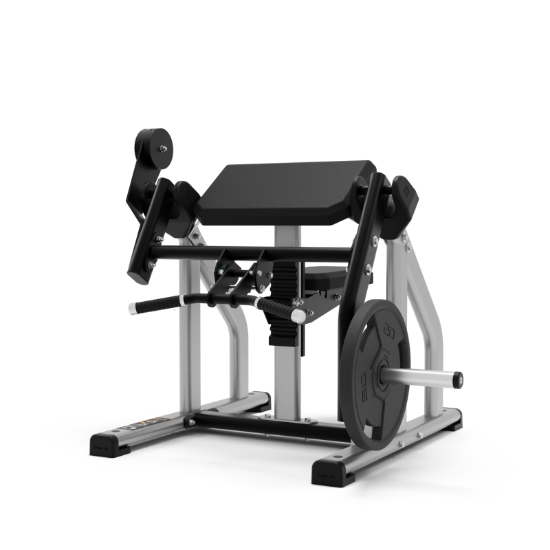 Exigo Seated Bicep Curl | Commercial Plate-Loaded Arm Curl Machine ...